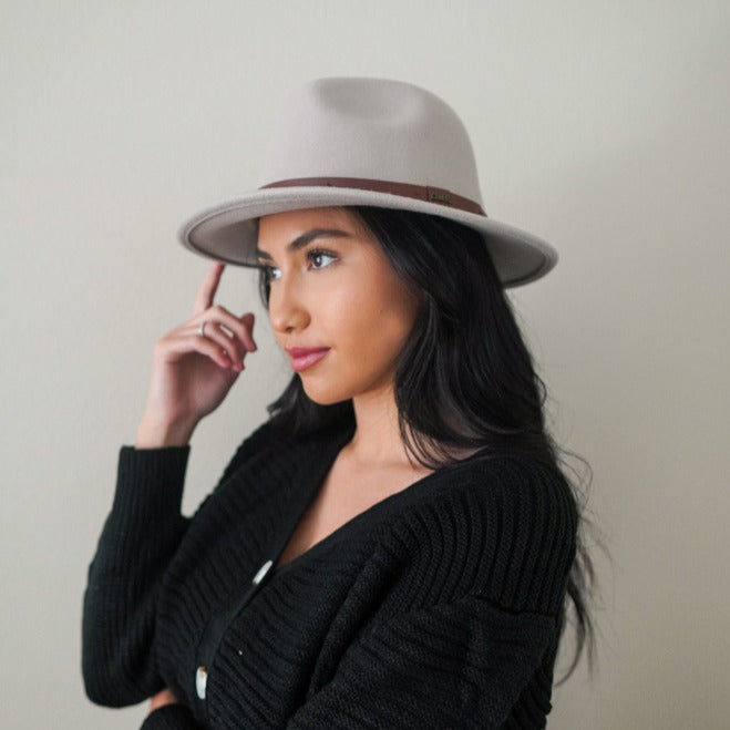 Chapel Hats Ryder Felt Fedora for Men and Women | CHAPEL HATS